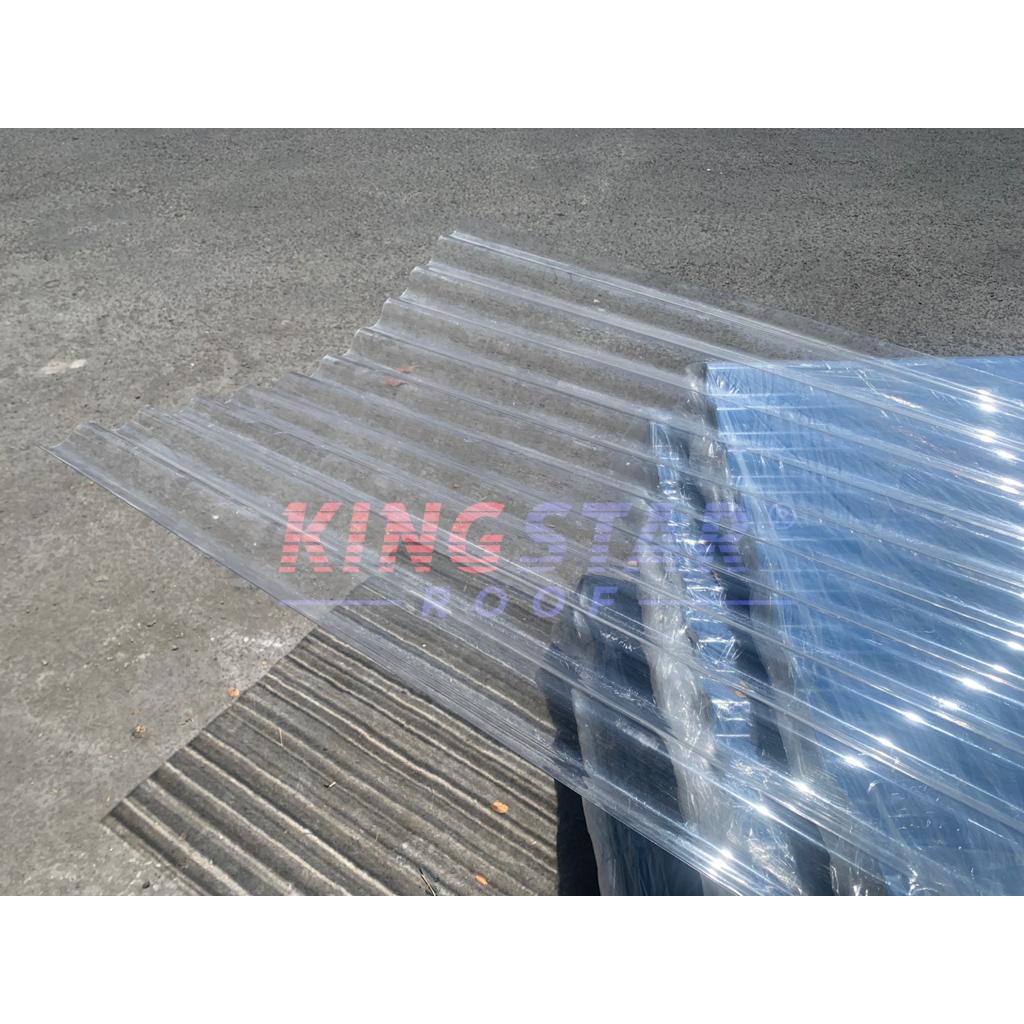 Jual SENG GELOMBANG TRANSPARAN / BENING LEBAR 80CM * PANJANG 300CM (0 ...