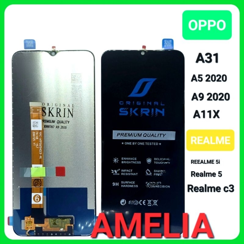 Jual LCD OPPO A5 2020/ A9 2020/ A31/ REAL 5 /5i/ C3 / FULLSET TOUCHSREEN ORIGINAL | Shopee Indonesia