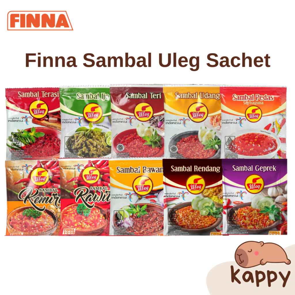 Jual FINNA Sambal Uleg isi 10 Sachet Sambel | Shopee Indonesia