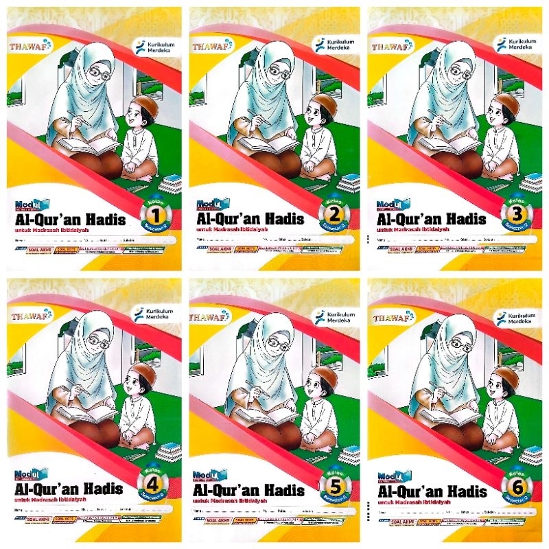Jual BUKU LKS SD MI QURDIST AL-QUR'AN HADIS KELAS 1 2 3 4 5 6 SEMESTER 2 GENAP KURIKULUM MERDEKA ...