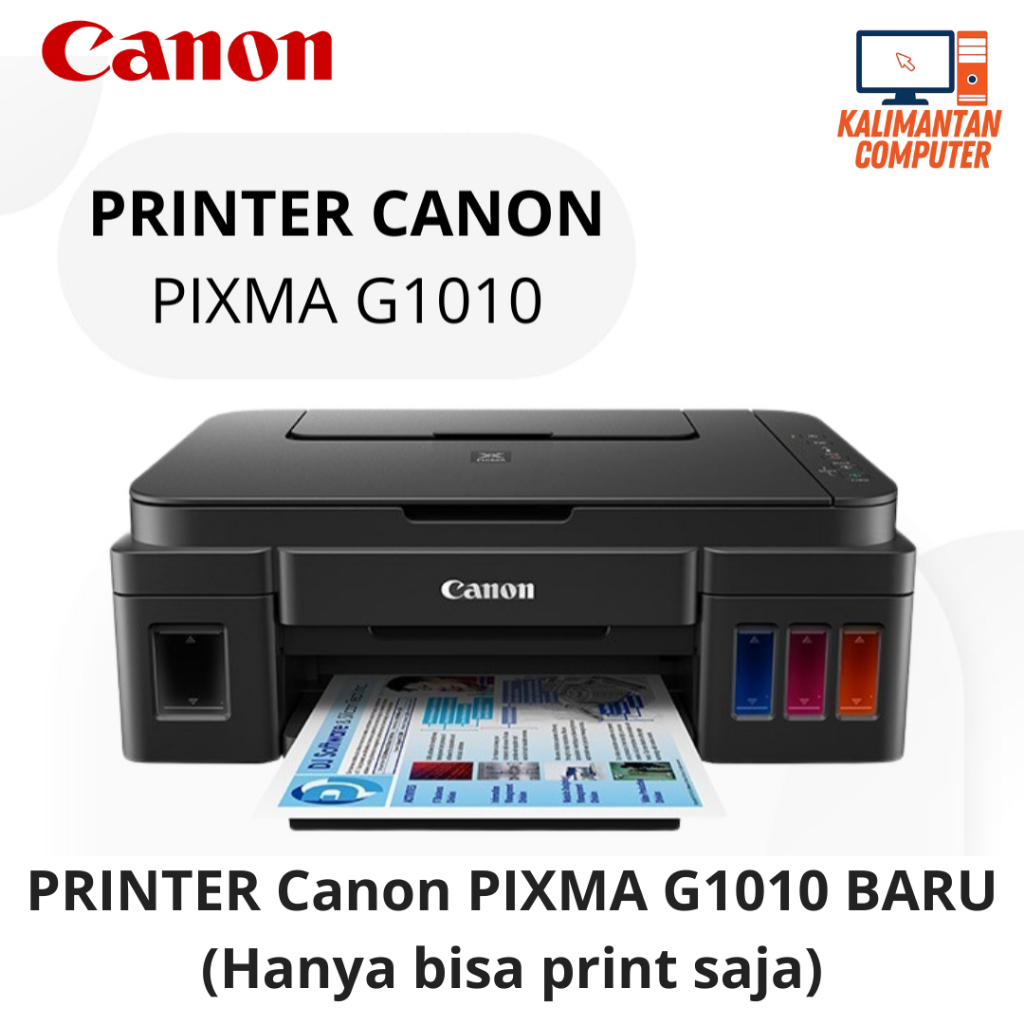 Jual PRINTER Canon PIXMA G1010 BARU PRINT ONLY | Shopee Indonesia