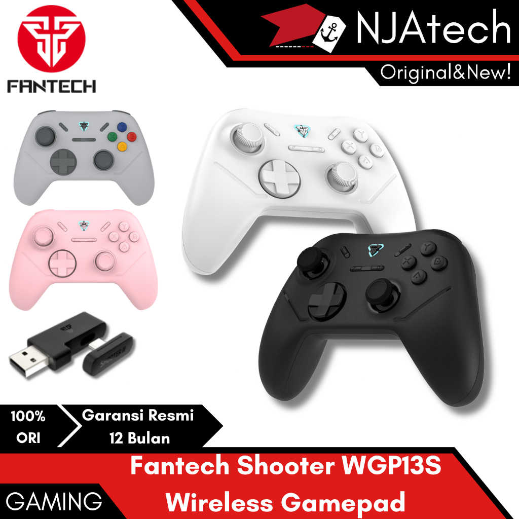 Jual Gamepad Fantech WGP13S Shooter III Multi platform Gamepad Wireless ...