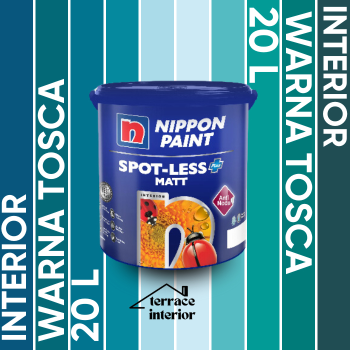 Jual Cat Tembok Nippon Paint Spotless Plus Matt Interior Warna Tosca 20 ...
