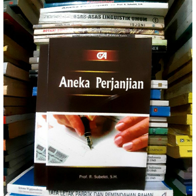 Jual Buku Aneka Perjanjian (Prof Subekti) | Shopee Indonesia