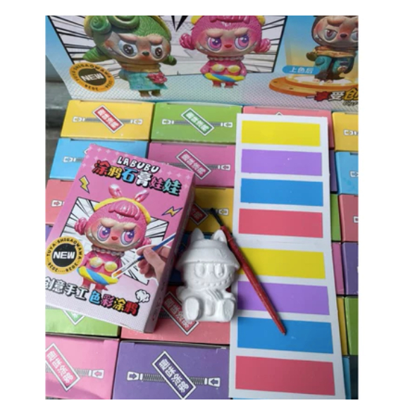 Jual ENISOO STORE - MAINAN DIY GYPSUM PAINTING KARAKTER LABUBU SANRIO ...