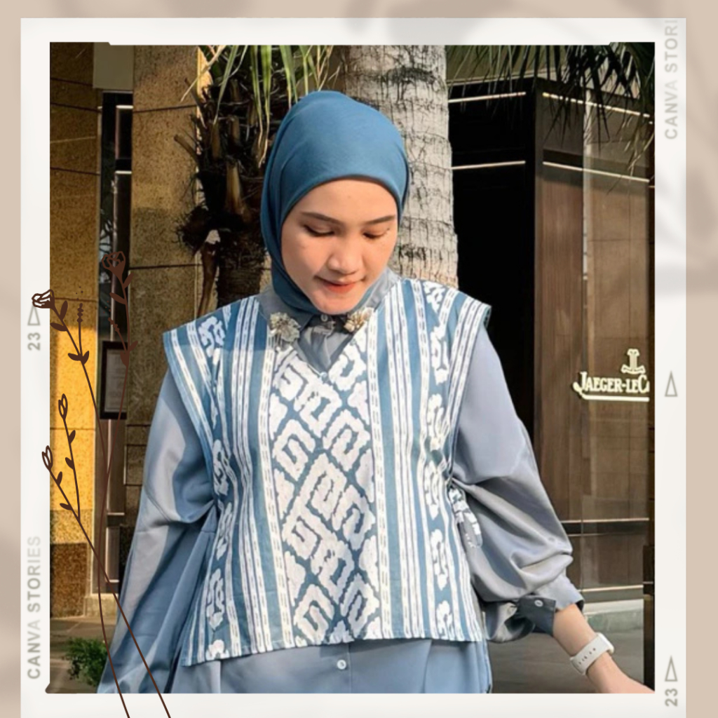 Jual OUTER ROMPI TANPA LENGAN VINS BALERO PART 2 Vest Batik Dewasa ...