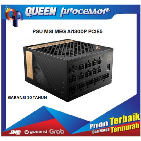 Jual PSU MSI MEG Ai1300P PCIE5 | PSU 1300 WATT 80+ Platinum Fully Modular PCIe 5.0 | Shopee ...