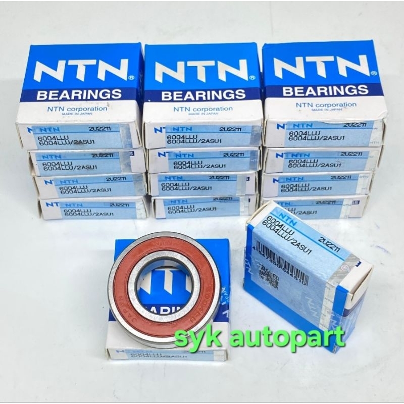 Jual BEARING 6004 LLU NTN TUTUP KARET DIMENSI 20X42X12MM 6004LLU NTN | Shopee Indonesia