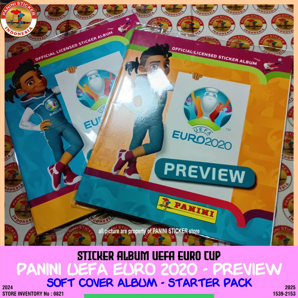 Jual PANINI STICKER ALBUM UEFA EURO 2020 PREVIEW :STARTER PACK ALBUM ...