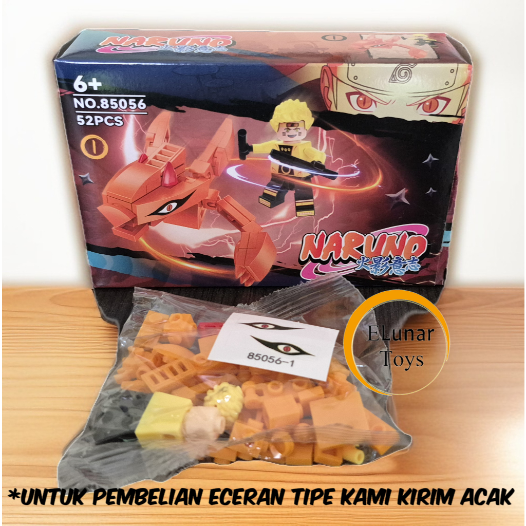 Jual Mainan Naruto Anime Block Avenger Sasuke Kakashi Sakura Madara ...