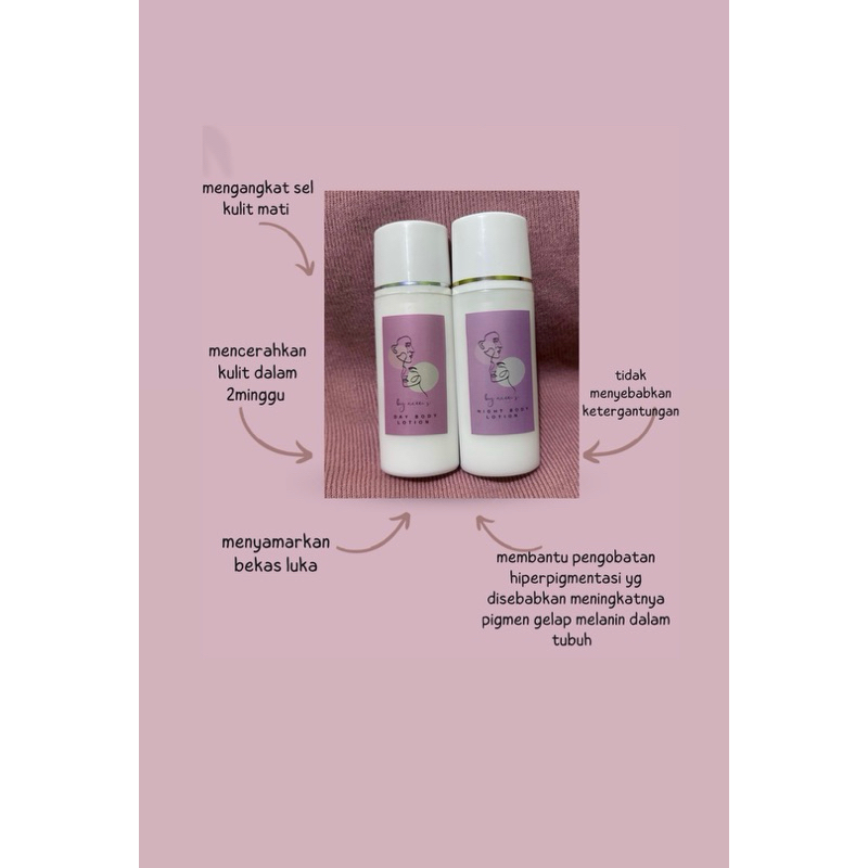 Jual Sepaket Day lotion and Night body lotion Hb farmasi obat | Shopee ...