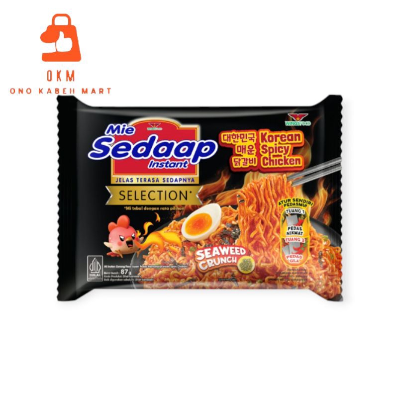 Jual Sedaap Mie Instant Goreng Selection Korean Spicy Chicken 87 g ...