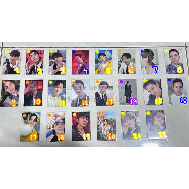 Jual wts PC photocard Seventeen svt mingyu wonwoo vernon woozi the8 mighao scoups seventeenth ...