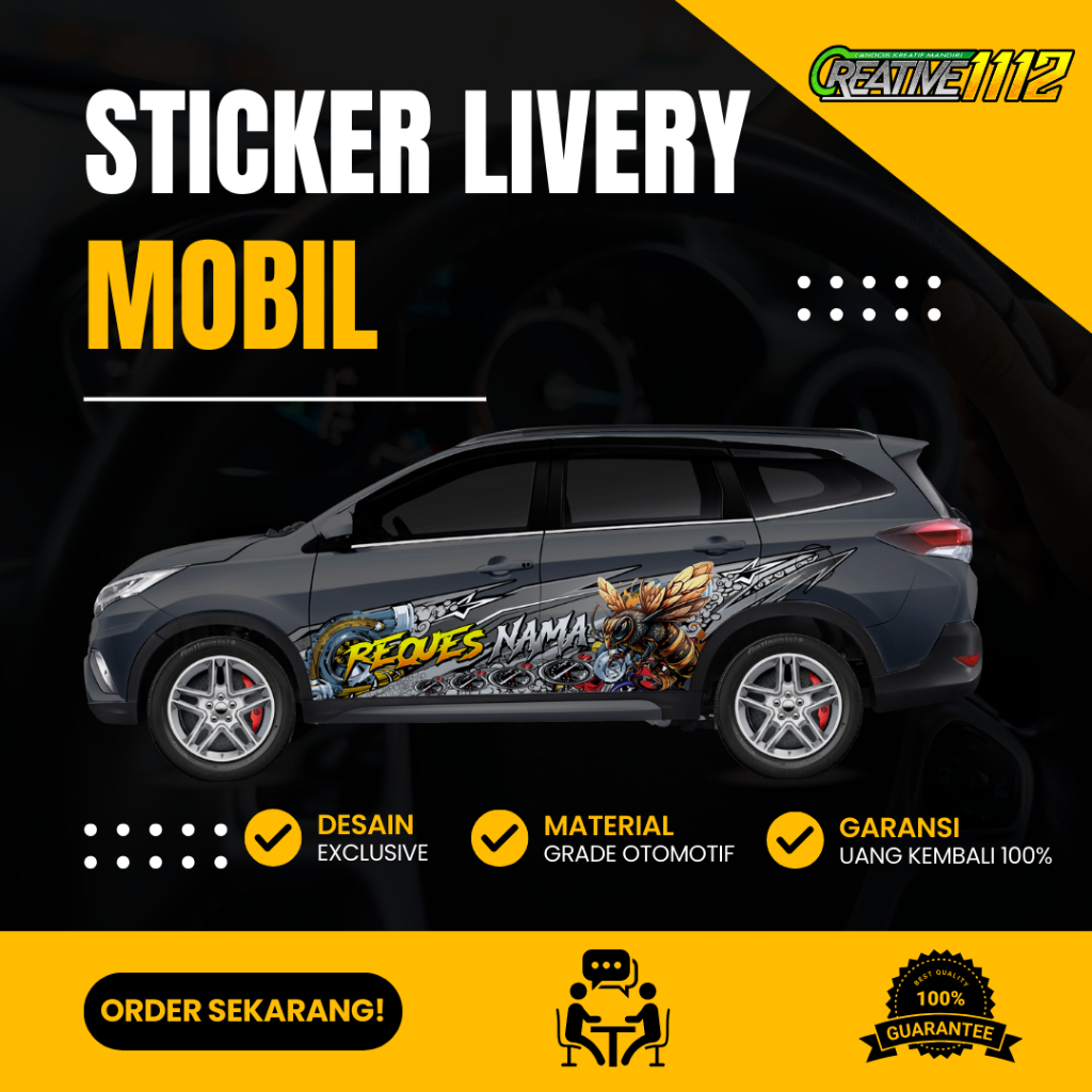 Jual TERBARU! Decal Livery Xpander Sticker Livery Thailok Sporty ...