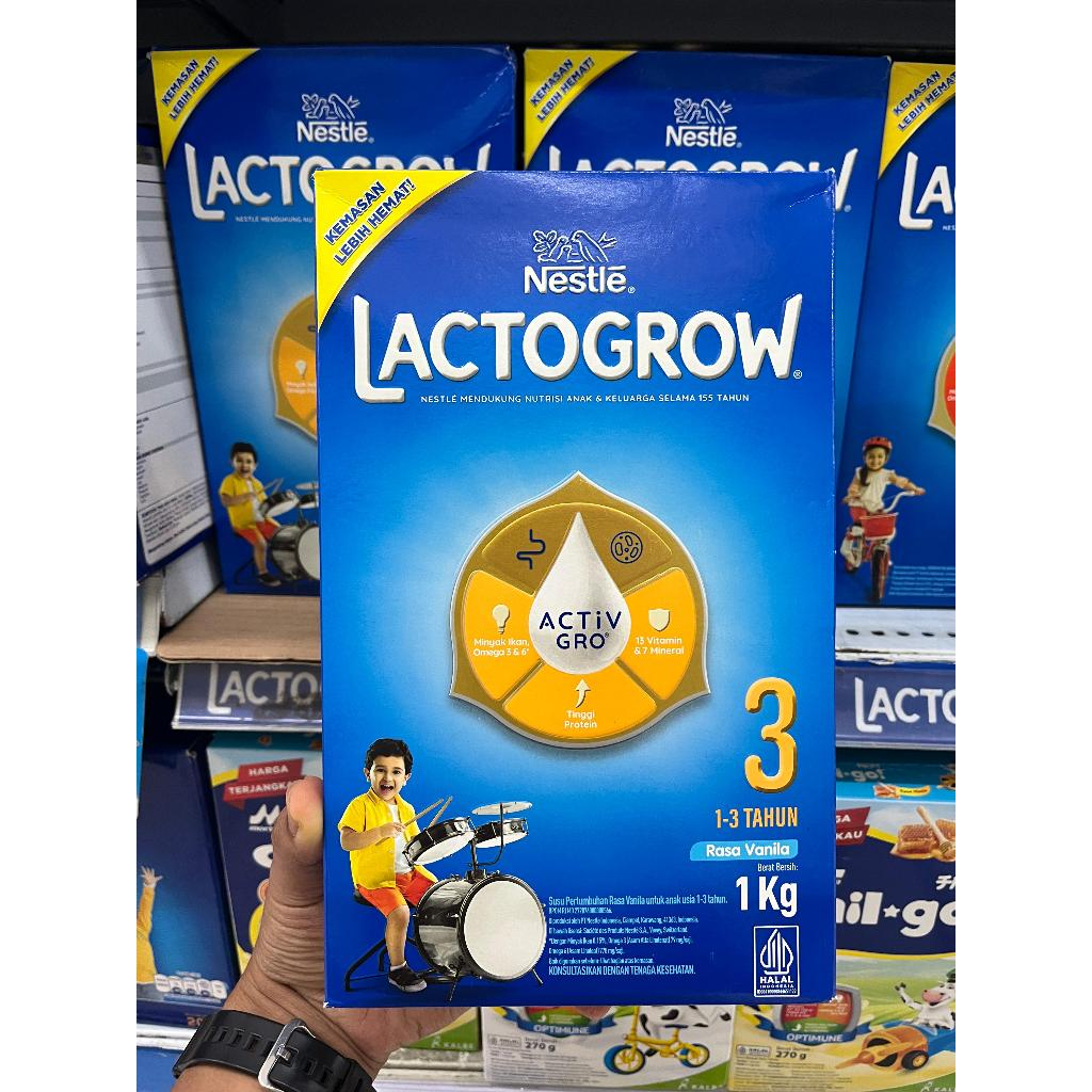 Jual Lactogrow 3 Madu Vanila kemasan 1kg | Shopee Indonesia