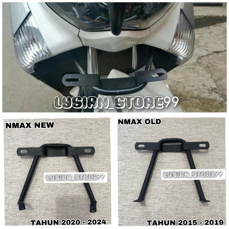 Jual PROMO- Breket Dudukan Plat Nomor Depan Nmax Old Nmax New Bracket ...