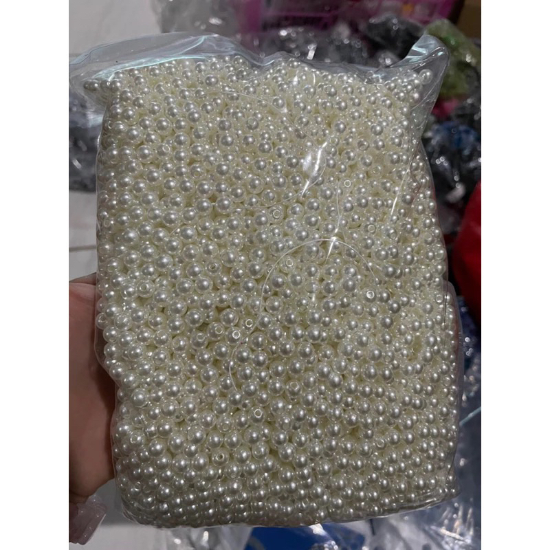 Jual 50 gram manik MUTIARA GRADE AAA pearl premium 6mm 8mm 10mm 12mm | Shopee Indonesia