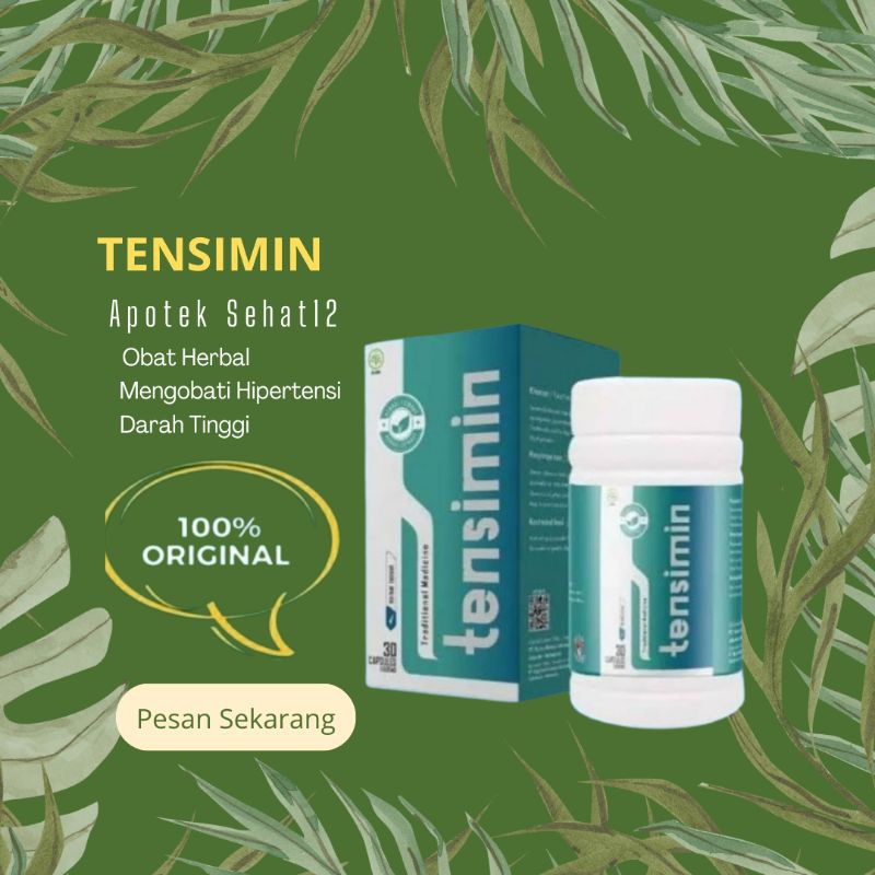 Jual TENSIMIN Obat Hipertensi Mengontrol Tekanan Darah Tinggi | Shopee ...