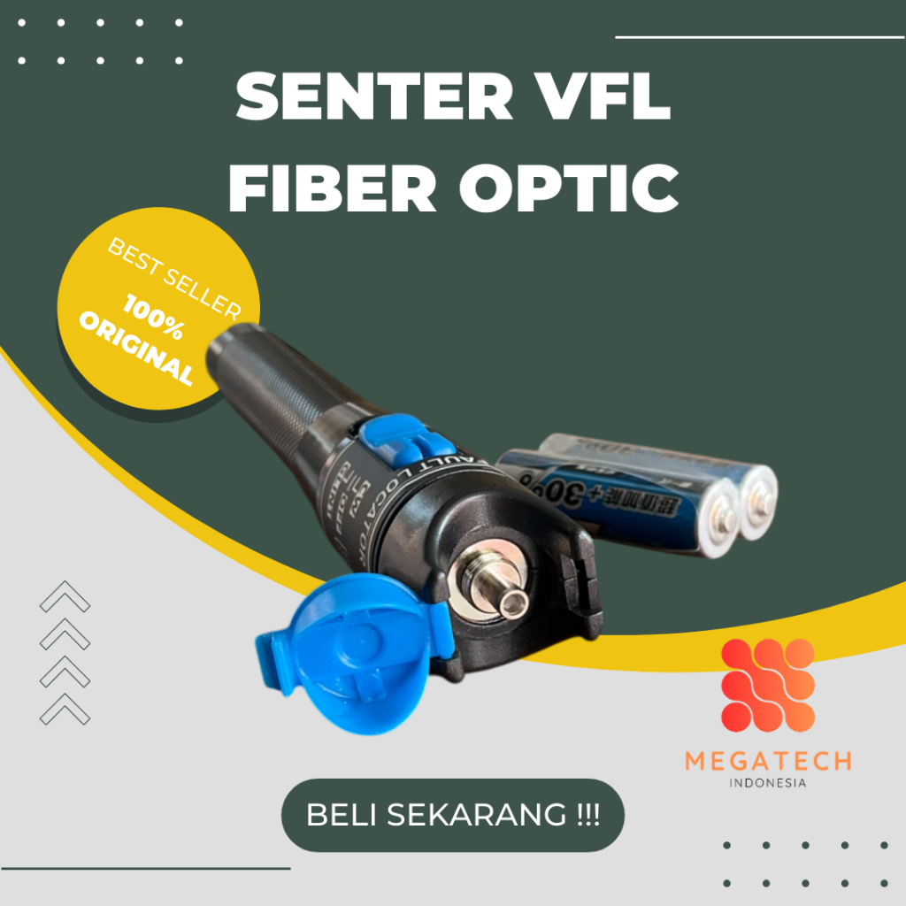Jual Visual Fault Locator VFL FO Optik Senter Optik laser kabel Fiber ...