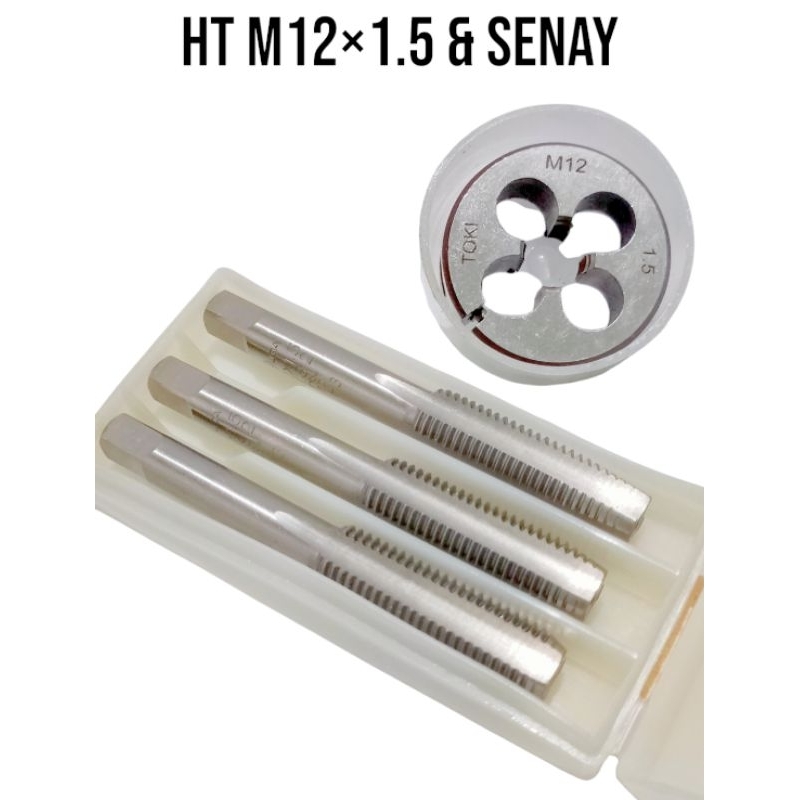 Jual SET HTD HAND TAPS M12×1.5 & MATA SENAY M12×1.5 TOKI Ukuran Baut 17 ...