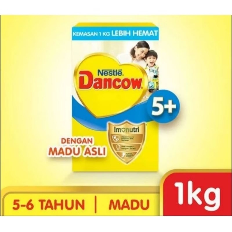 Jual nestle dancow 5+ madu asli dan vanila 5-7 tahun 1kg | Shopee Indonesia