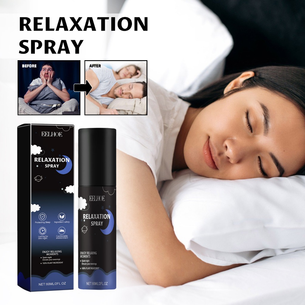 Jual EELHOE Lavender Agarwood Sleep Spray membantu mengatasi insomnia ...