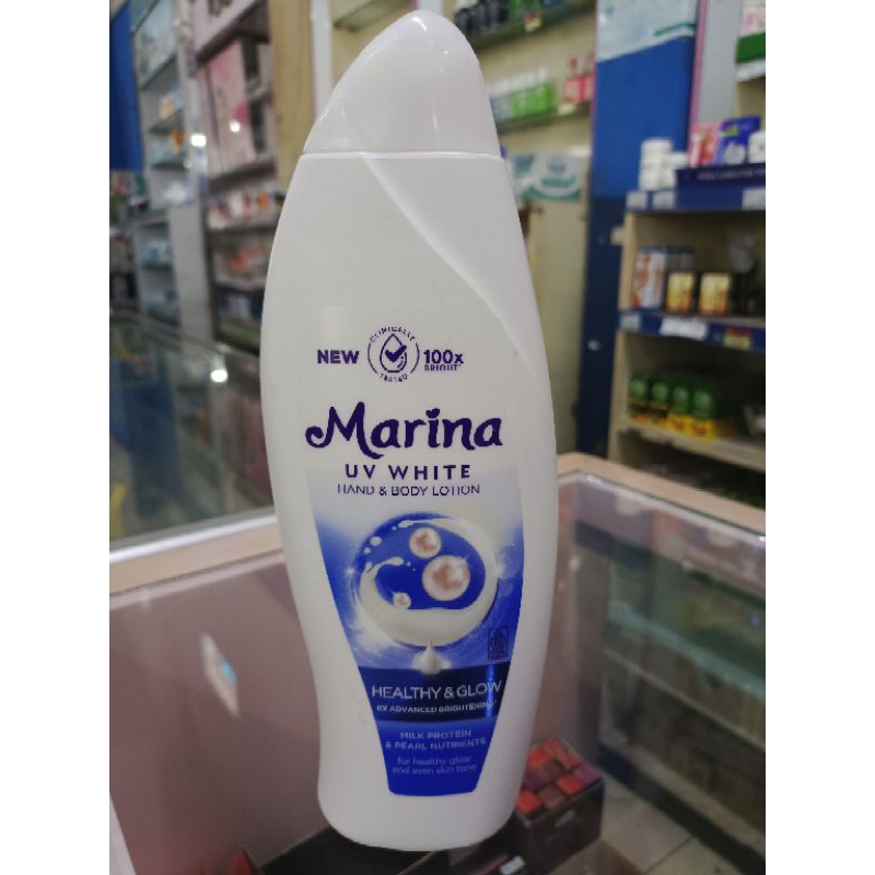 Jual Marina UV White Hand Body Lotion Variant Healthy & Glow 475ml | Shopee Indonesia