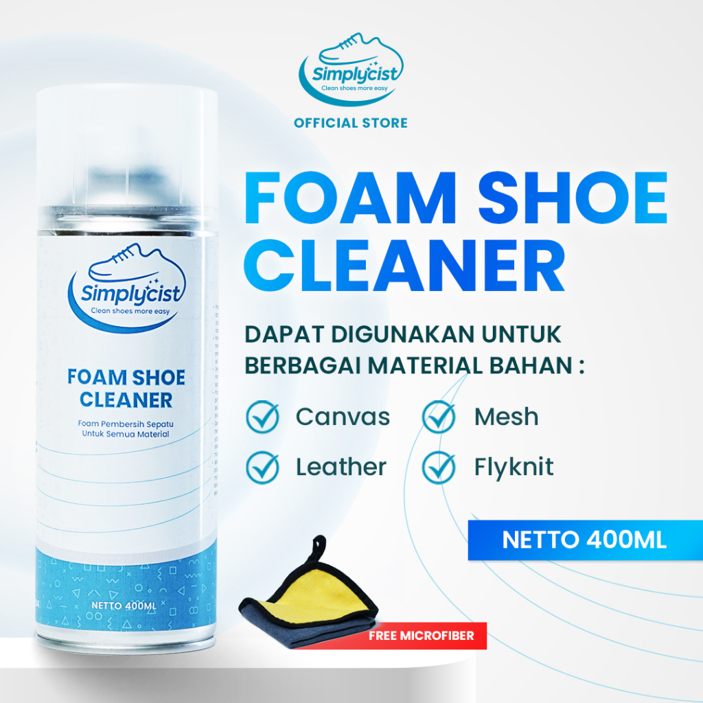 Jual Simplycist - Foam Shoee Cleaner - Pembersih Sepatu Instan Tanpa ...