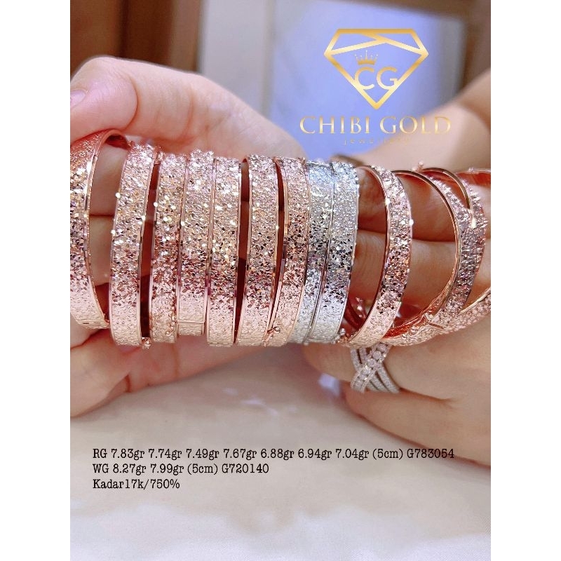 Jual CHIBI GOLD JAWELLERY - Gelang disco 750 kadar 17K - Chibi gold ...