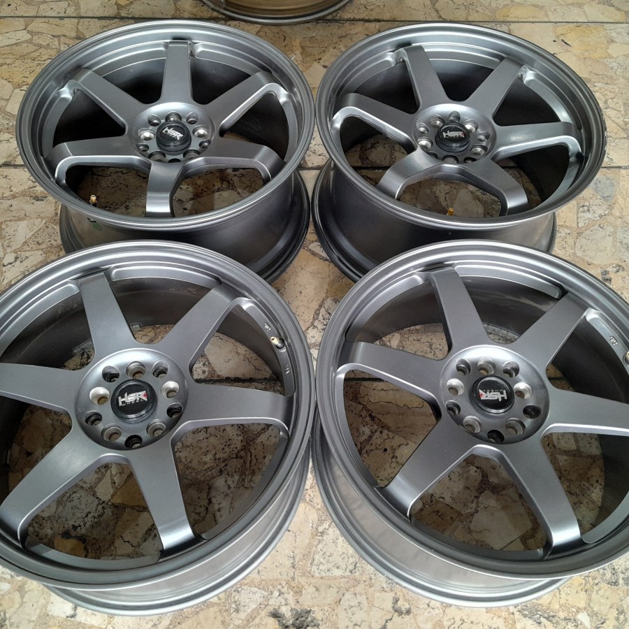 Jual VELG RACING MOBIL INOVA HRV ACCORD CRV CIVIC RING 18 LEBAR 8/9 PCD 5X100 5X114 GREY SIAP ...