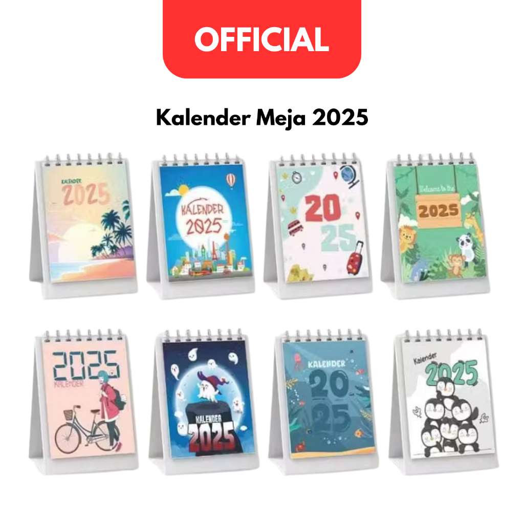 Jual (HNC) Kalender 2025 / Calender 2025 / Kalender Meja 2025 Happy New Year / Kalender Mini ...