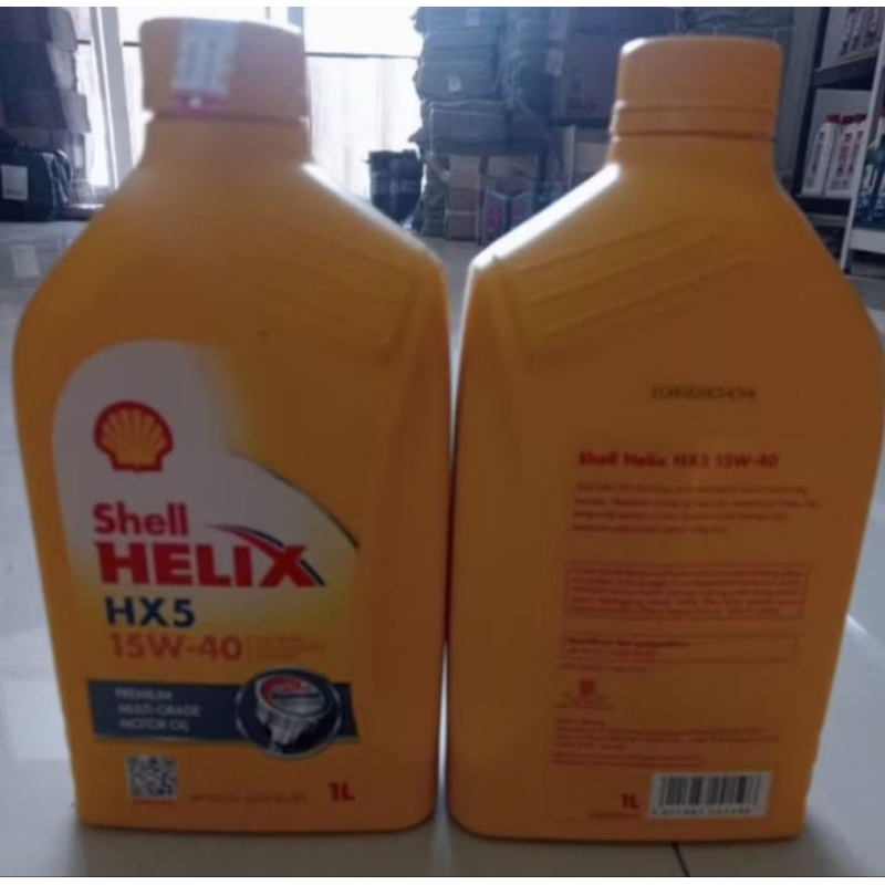 Jual oli mesin shell helix hx5 10w-40 1ltr | Shopee Indonesia