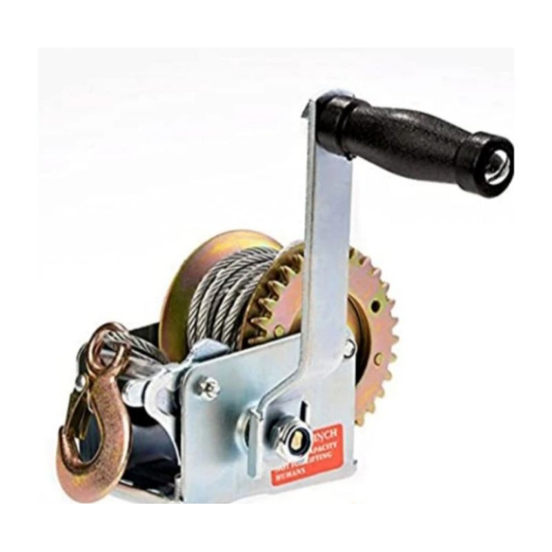 Jual hand winch 2000lbs /katrol manual) alat derek manual | Shopee ...