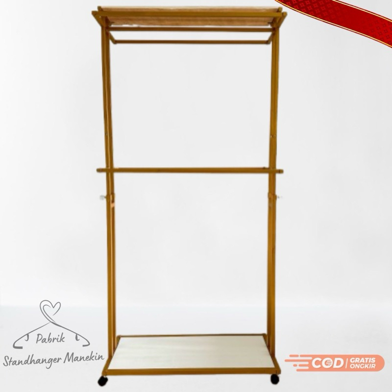 Jual StandHanger Display Tatakan Papan | Gawangan Baju Stainless Pipa ...