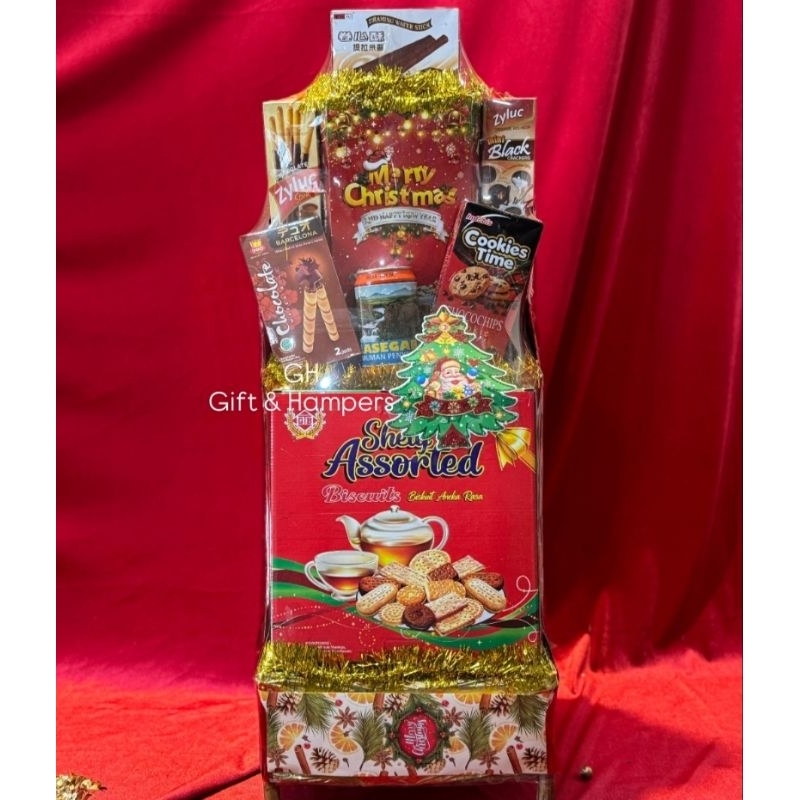 Jual PARCEL NATAL SNACKS BISKUIT MINUMAN + KARTU UCAPAN / BESTSELLER ...