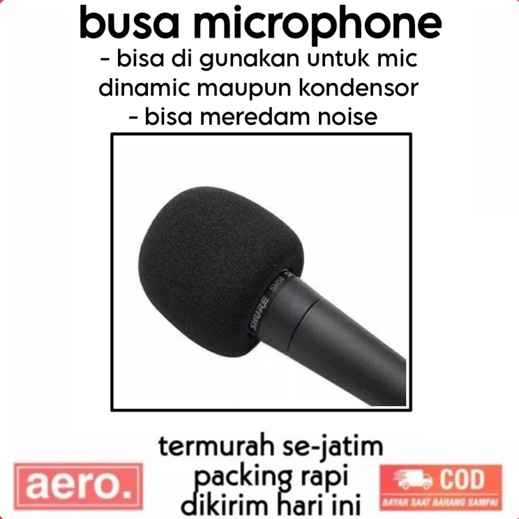 Jual Obral Terkini Busa Mic Microphone Condenser Spon Tebal Penyaring ...