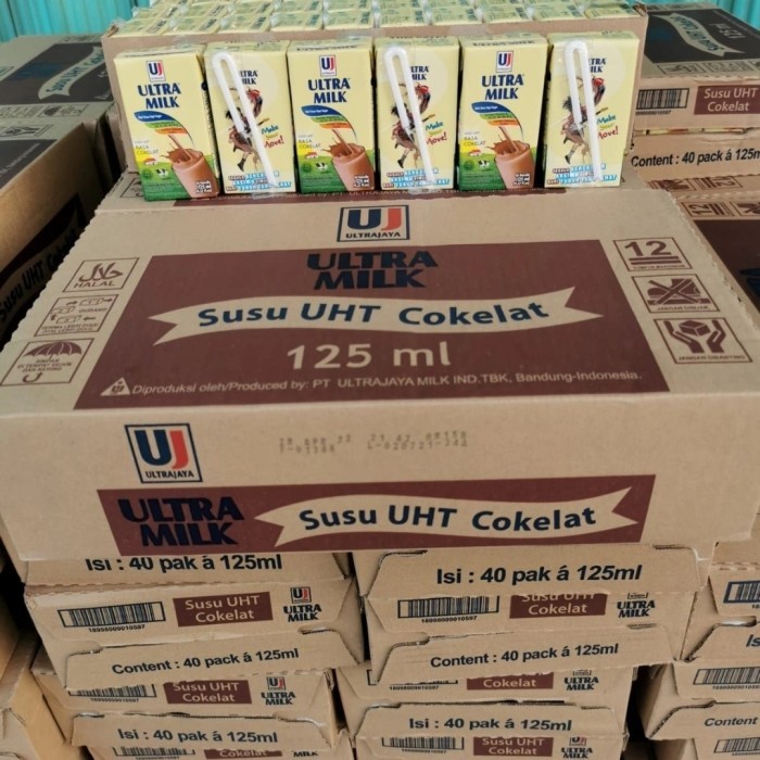 Jual Susu Ultra Uht Coklat 125 Ml 1 Dus 40 Pack | Shopee Indonesia