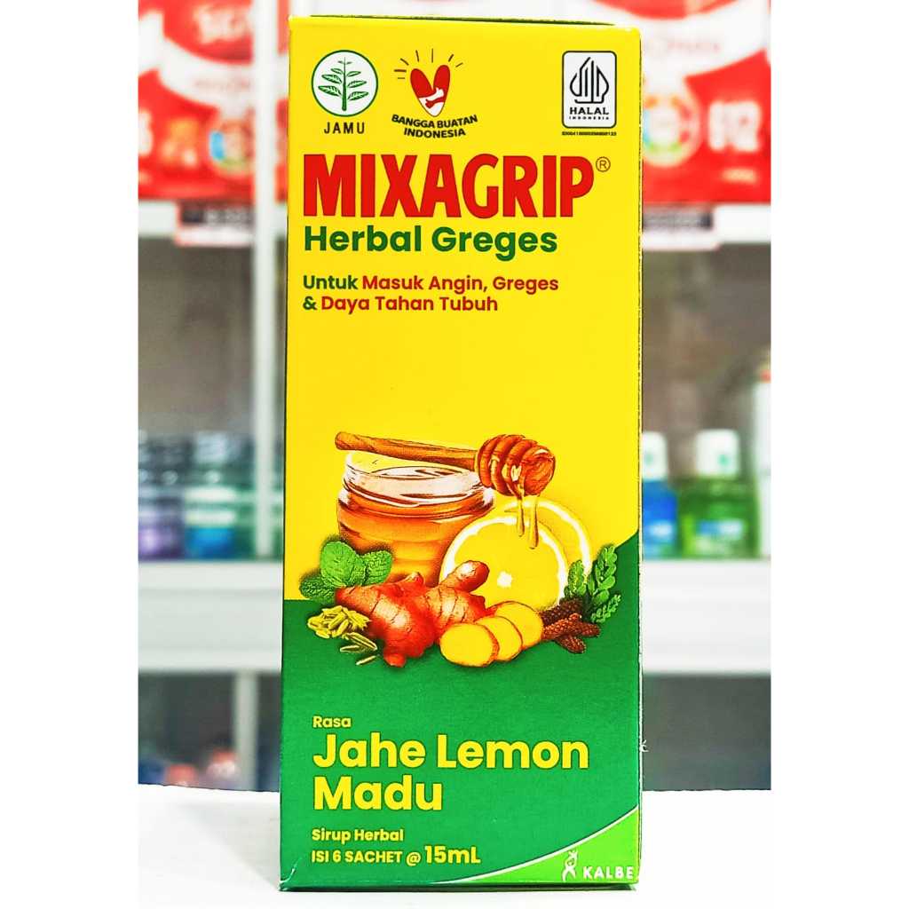Jual Mixagrip Herbal Greges 1 KOTAK ISI 6 SACHET - Meredakan Masuk ...