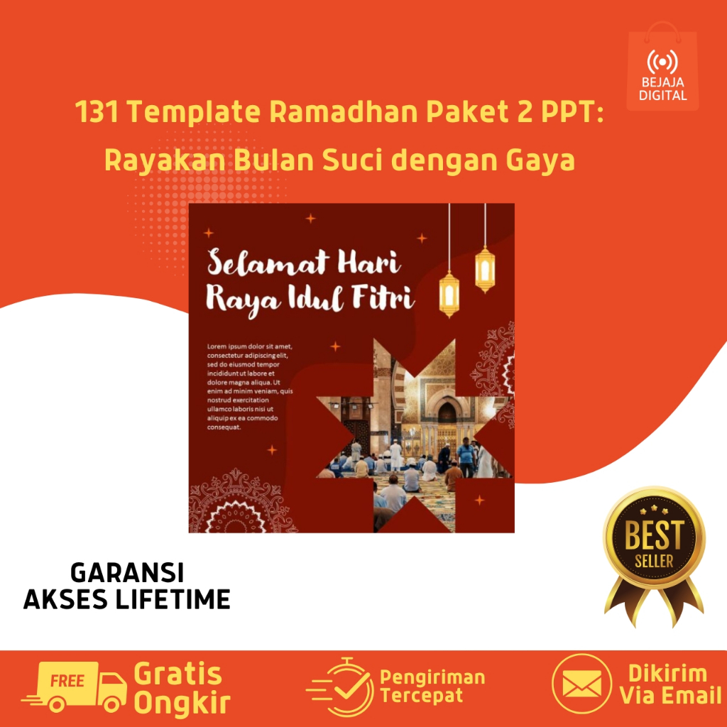 Jual 131 Template Ramadhan Paket 2 PPT PowerPoint: Rayakan Bulan Suci dengan Gaya | Shopee Indonesia