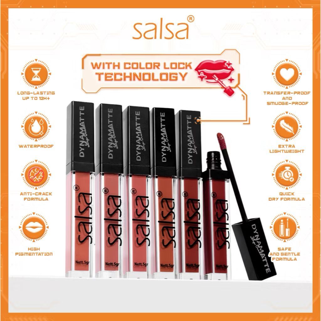 Jual SALSA Dynamatte Lip Cream | Lipstik Matte Tahan Lama, Lembut ...