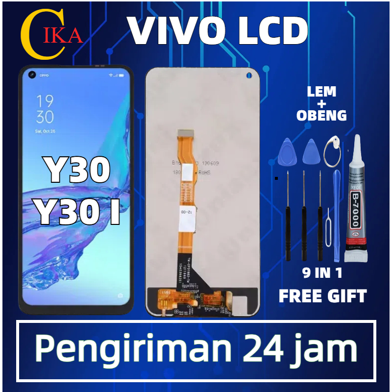 Jual LCD Touchscreen HP Vivo Y30/Y30i Fullset Asli | Garansi 1 Tahun | Free Lem Bisa COD ...