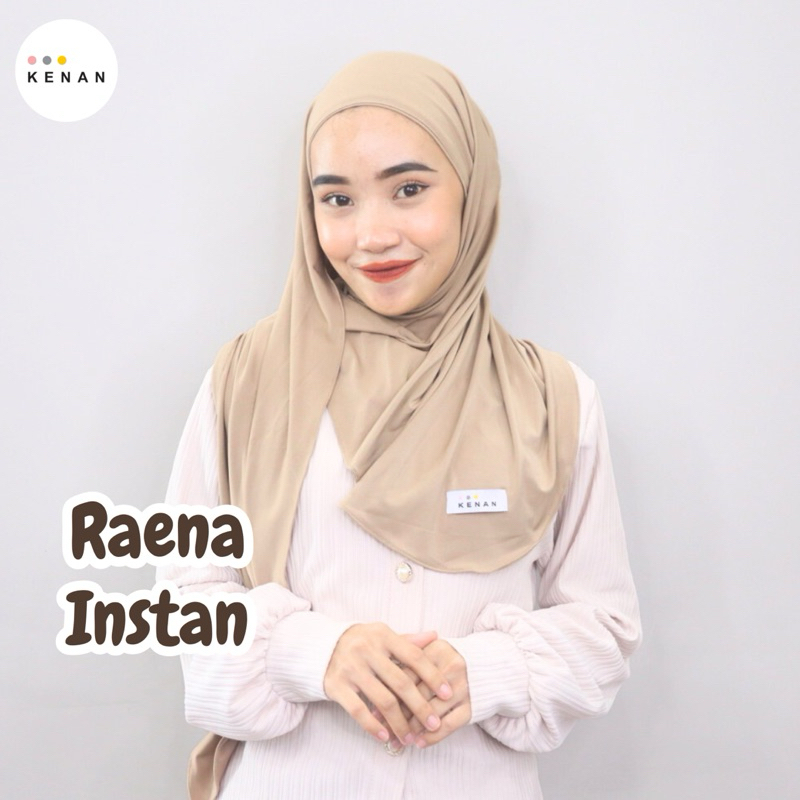 Jual KENAN - Raena Instan Hijab Daily Segitiga Tali Jersey | Shopee Indonesia