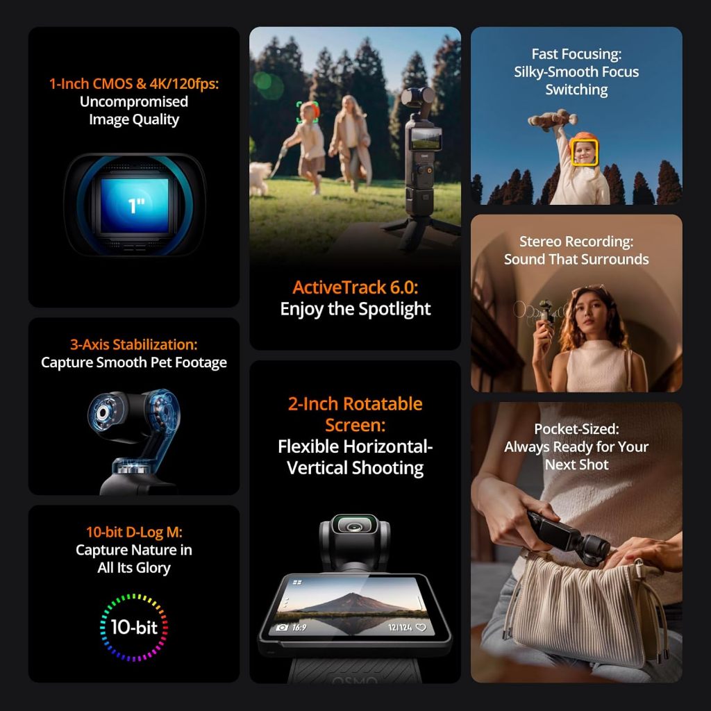 Jual WIYUNG DJI Osmo Pocket 3 Basic Vlogging Pocket Gimbal Camera with 1'' CMOS & 4K/120fps ...