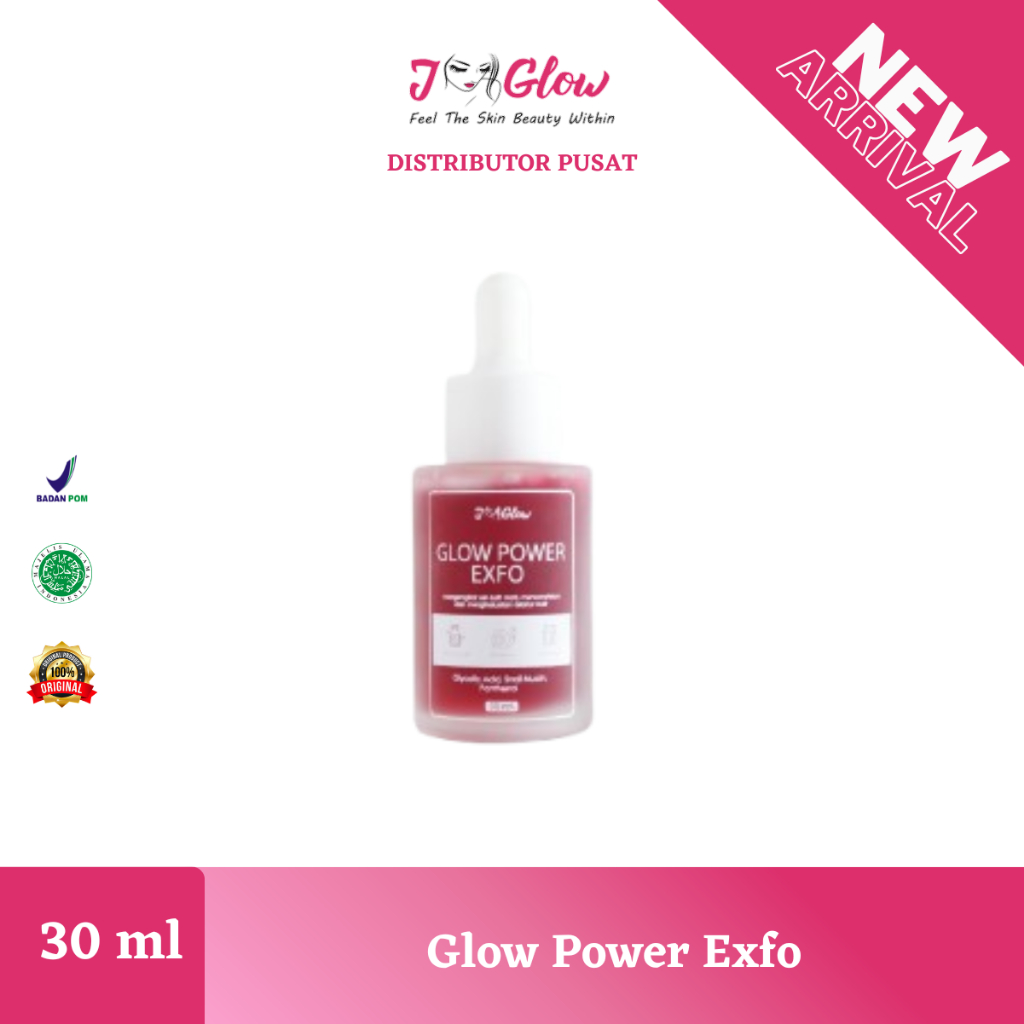 Jual JGLOW Glow Power Exfo Serum | NEW PRODUCT! Anti Irritant Membantu ...