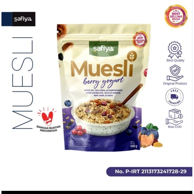 Jual PROMO NEW PRODUCT MUESLI Choco Milk Chia, yoghurt berry dan ...