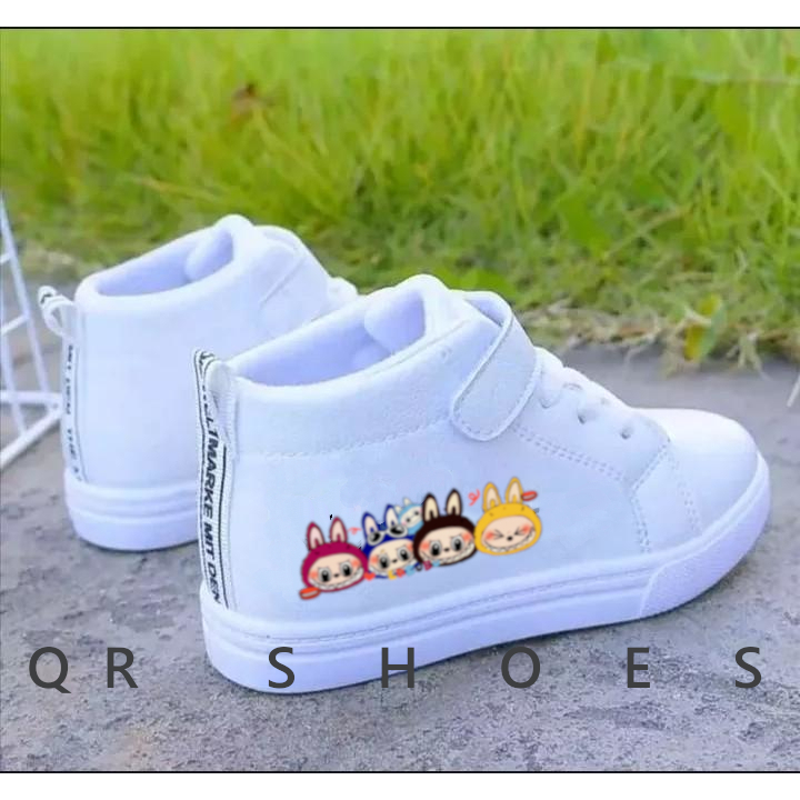 Jual sepatu boot anmak motif labubu terbaru,cantik dan elegan | Shopee ...