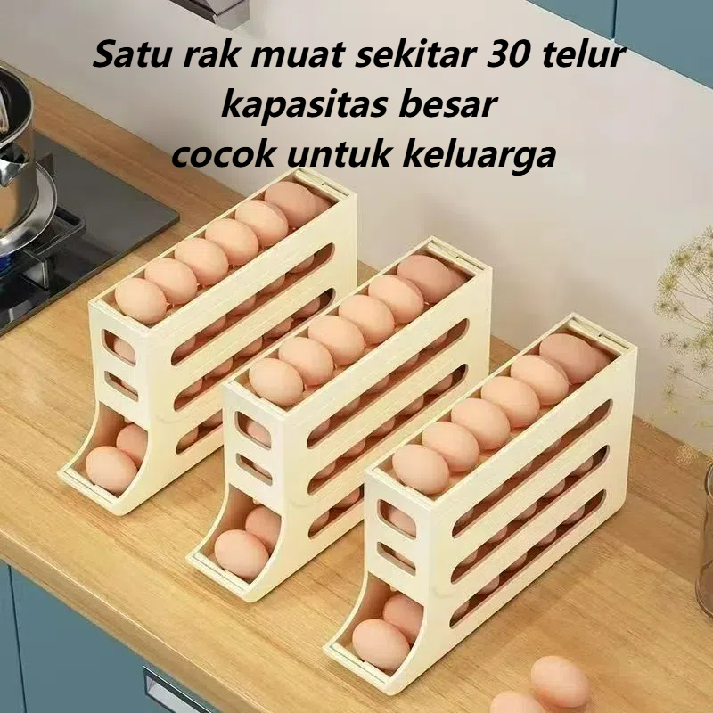 Jual Rak Telur Tingkat 4, Egg organizer, Tempat Penyimpanan Telur ...