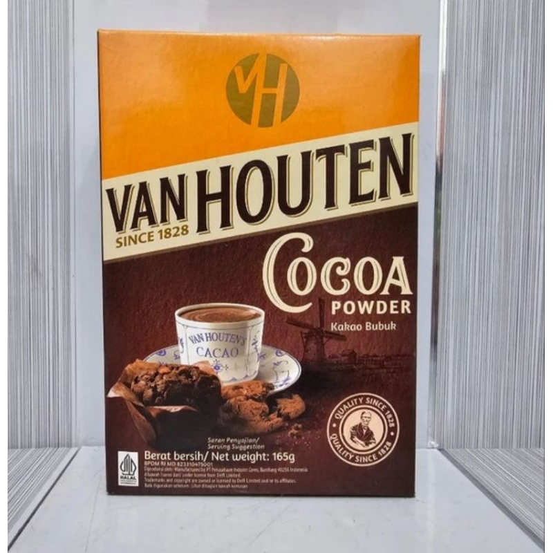 Jual cocoa powder van houten 165gr | Shopee Indonesia
