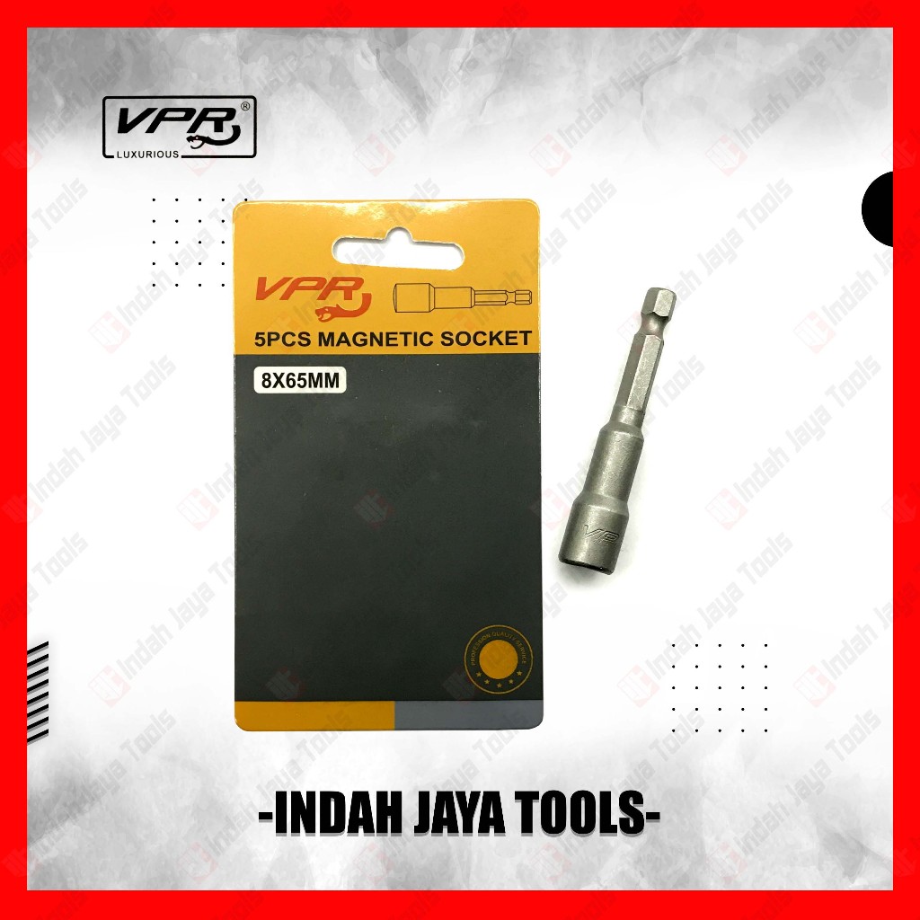 Jual VPR Magnetic Socket 8 x 65 mm - Mata Bor Kunci Roofing Hex Nut ...