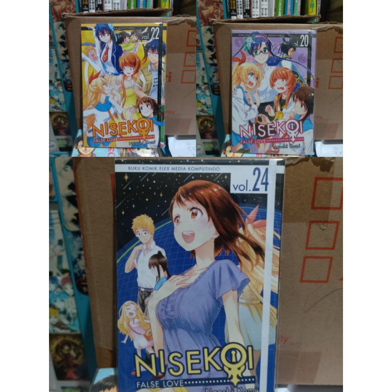Jual Komik Nisekoi 20 22 24 Komik Nisekoi Vol 20 22 24 Segel Shopee
